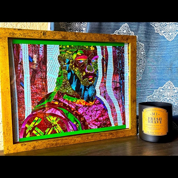 Art | Collage Art Vikings Ragnar Lothbrok Print | Poshmark